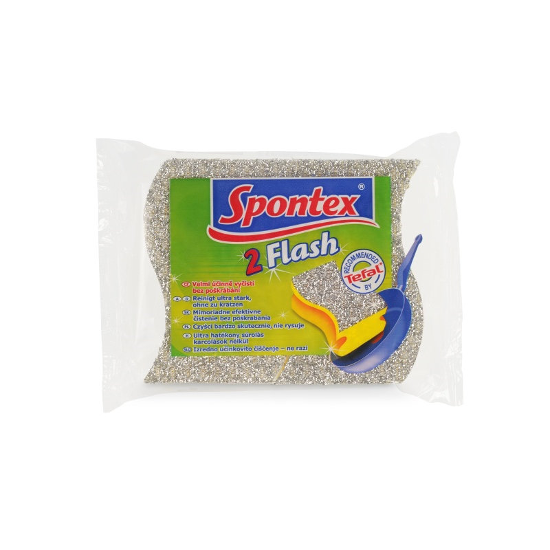 Spontex Flash houbička na teflon 2 ks | Eshop AVIS TRADE